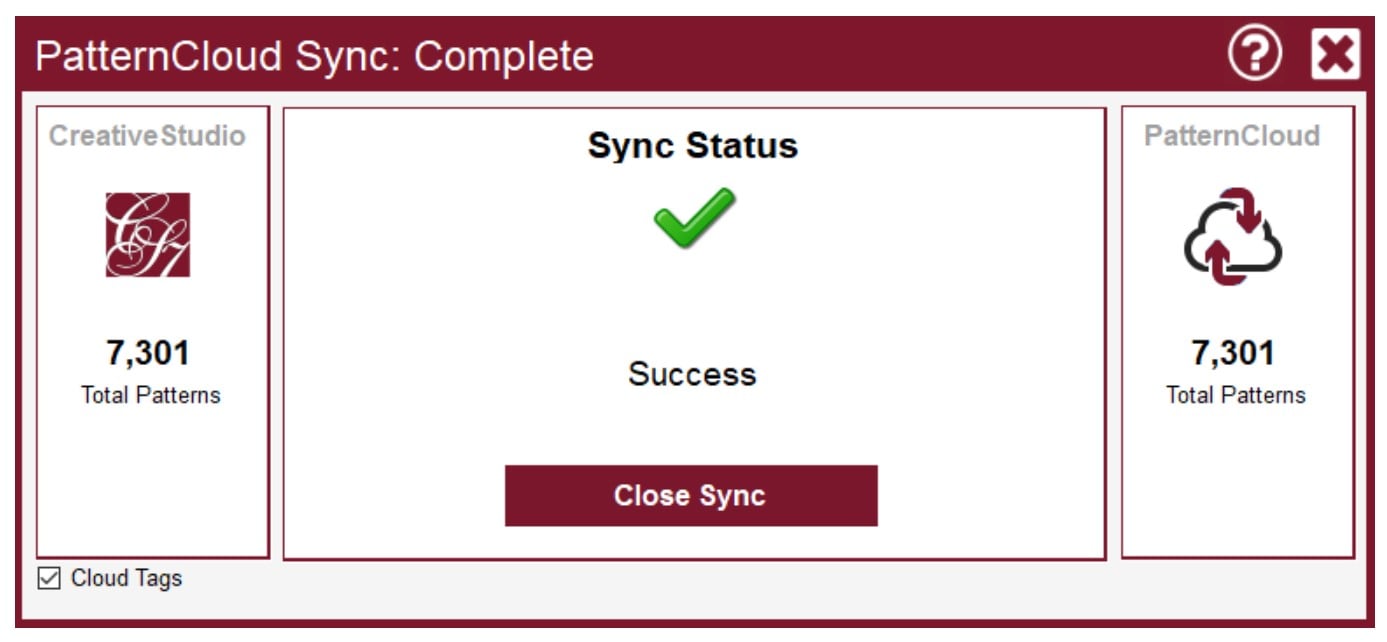 Pattern Sync in the Patterns Tab